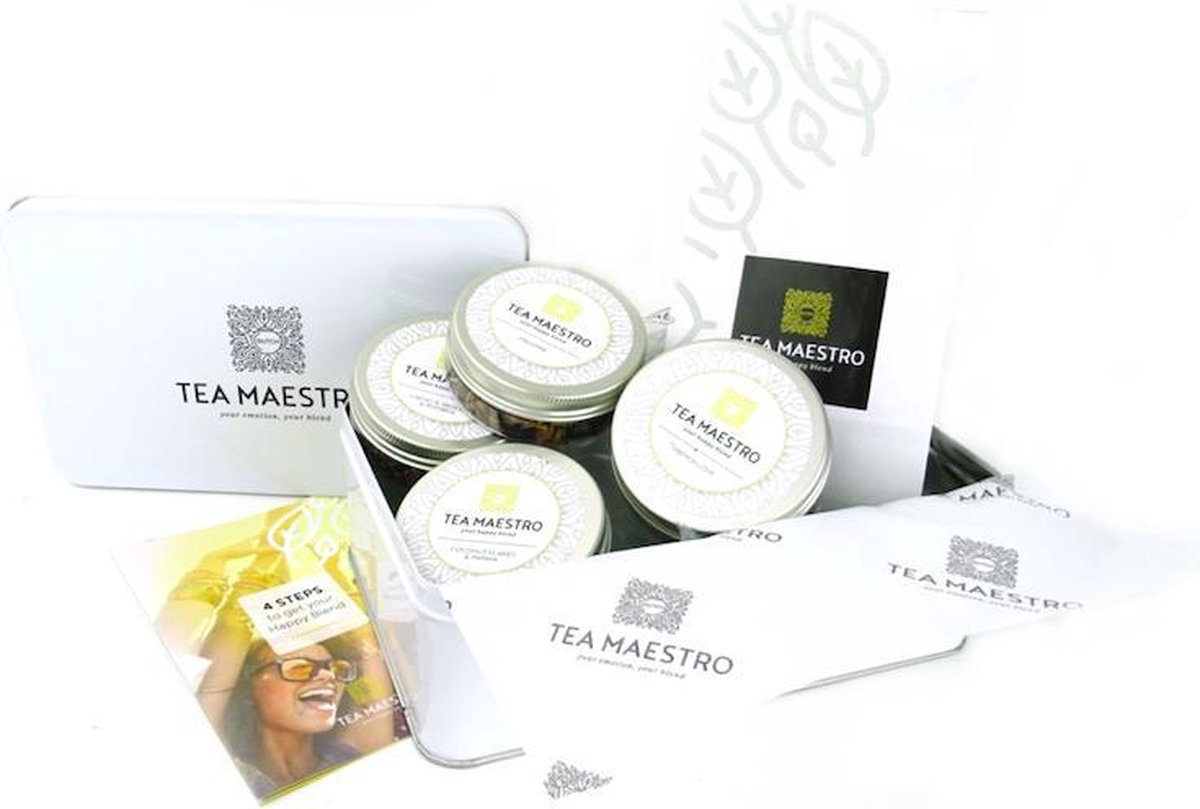 Dutch Tea Maestro - Zelf thee maken pakket voor thuis - HAPPY COMPLEET ...