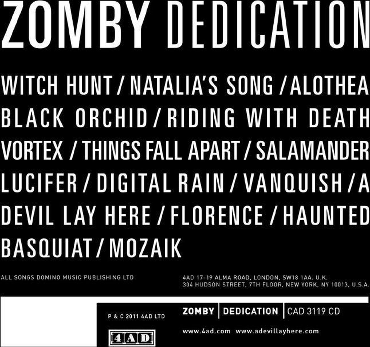 Dedication, Zomby | Muziek | bol