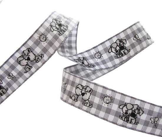 Geboorte Baby Lint 12mm (1,2cm) | Luxe Weefband | Gingham Plaid | Lint ...