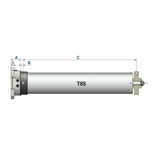 T8S rolluikmotor/buismotor Simu | bol