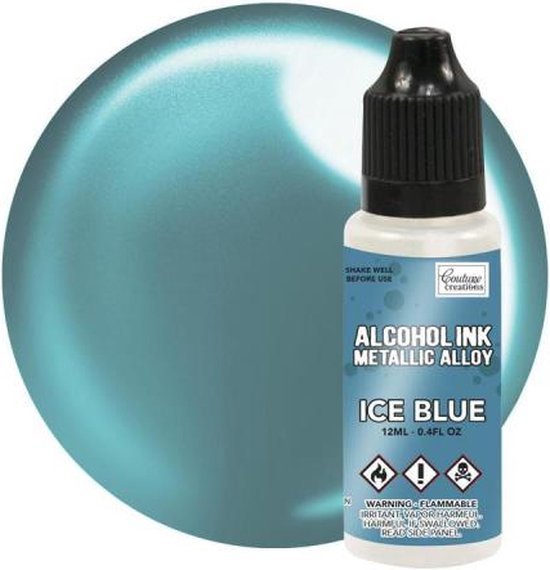 Ice Blue Metallic Alcohol Ink | bol.com
