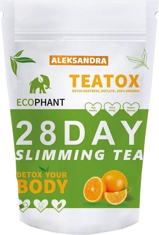 Ecophant Detox Tea Morning Energy 28 Dagen - Afslank en detox kuur ...