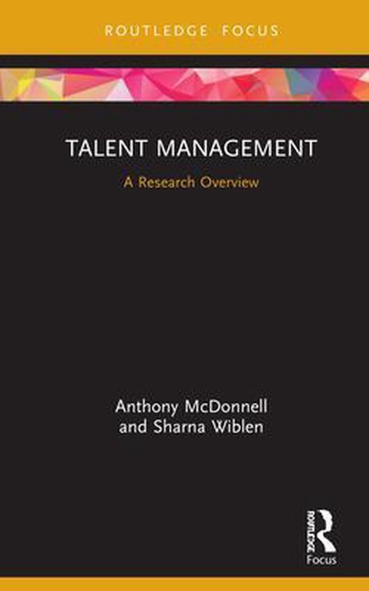 State of the Art in Business Research- Talent Management, Anthony ...