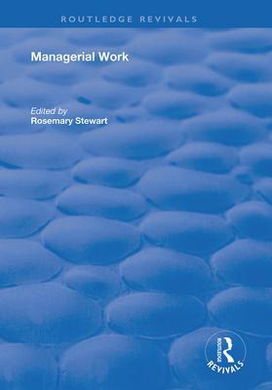 Managerial Work | 9780367026370 | Boeken | bol.com