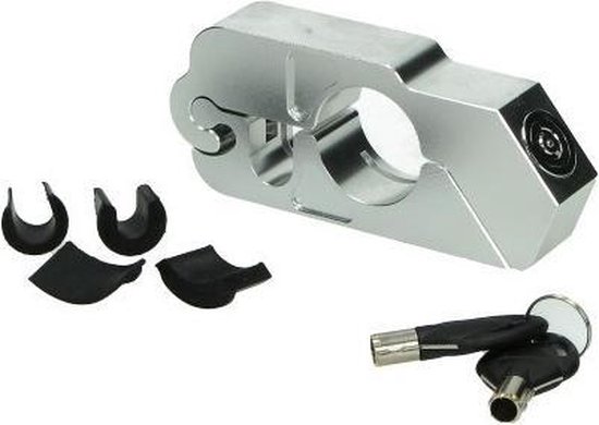 Aluminium (massief) gashandelslot / remgreepslot zilver Motor Scooter ...