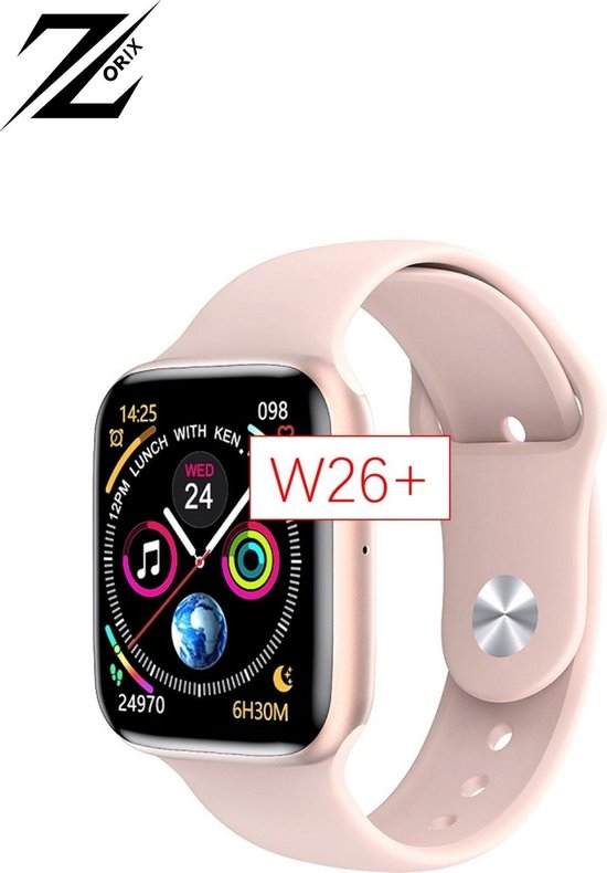 ZORIX® Smartwatch W26 - Dames & Heren - Smartwatches - Smarthorloge - Sportarmband -... | bol.com