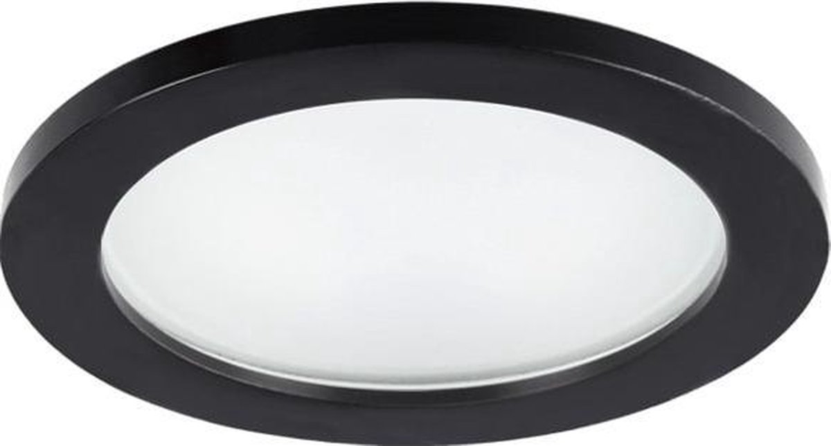 Lucca - Inbouwspot Zwart Rond - 1 Lichtpunt - G4 - Ø 68mm | bol.com