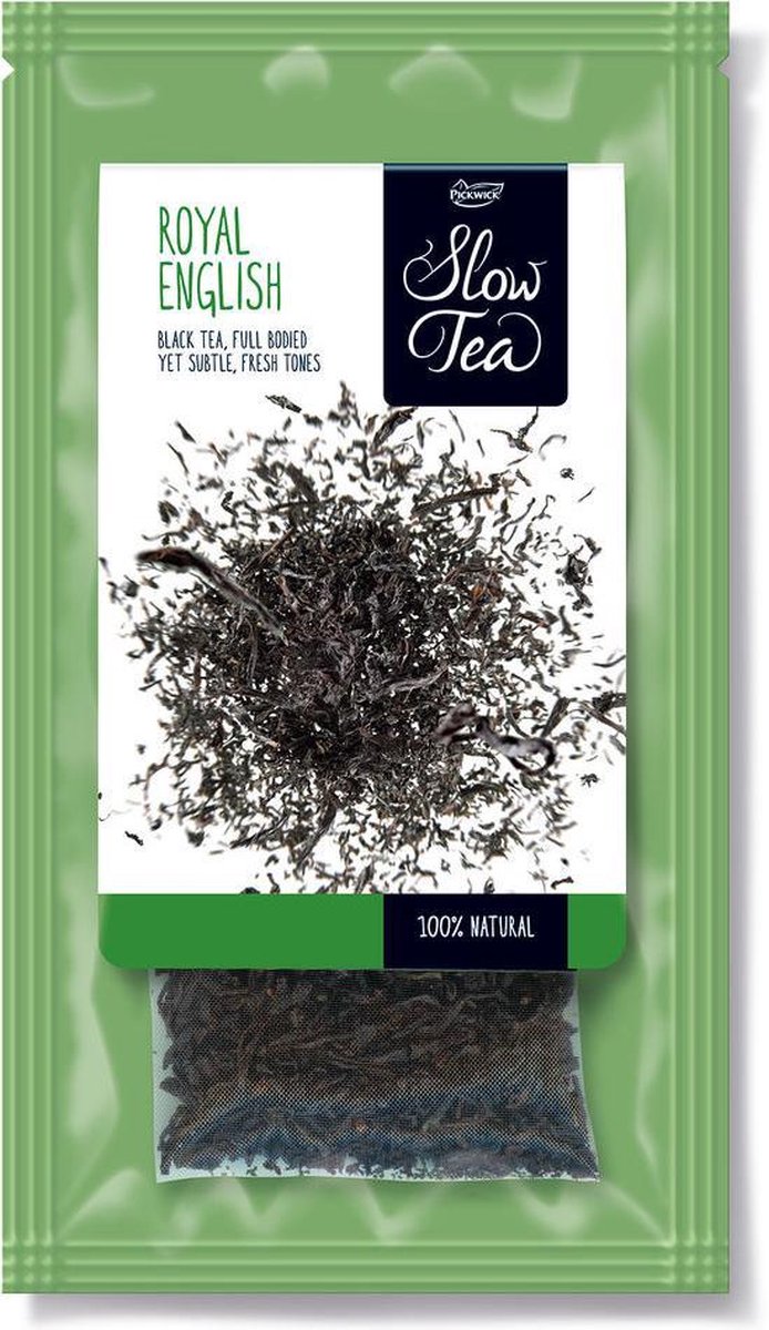 Pickwick Slow Tea royal english - 3 gram - 3 x 25 stuks | bol.com
