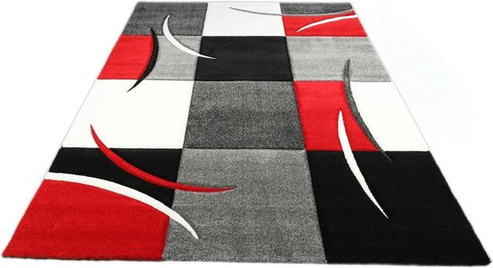 Geweven Karpet Diamond 665-110 Red 120x170 cm | bol