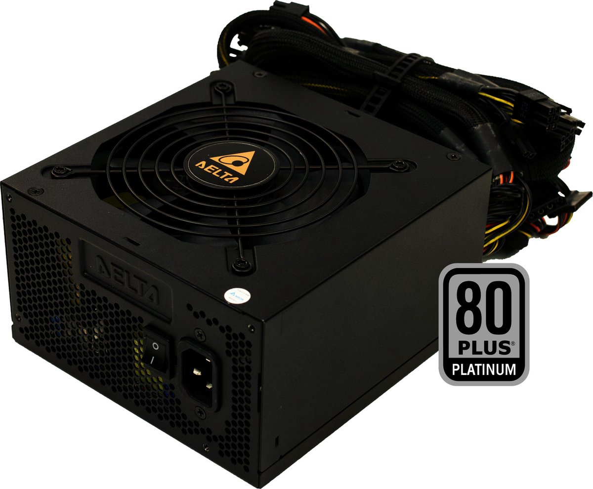 Delta - Interne voeding - PC Voeding - PSU ATX Platinum 850 Watt gaming ...