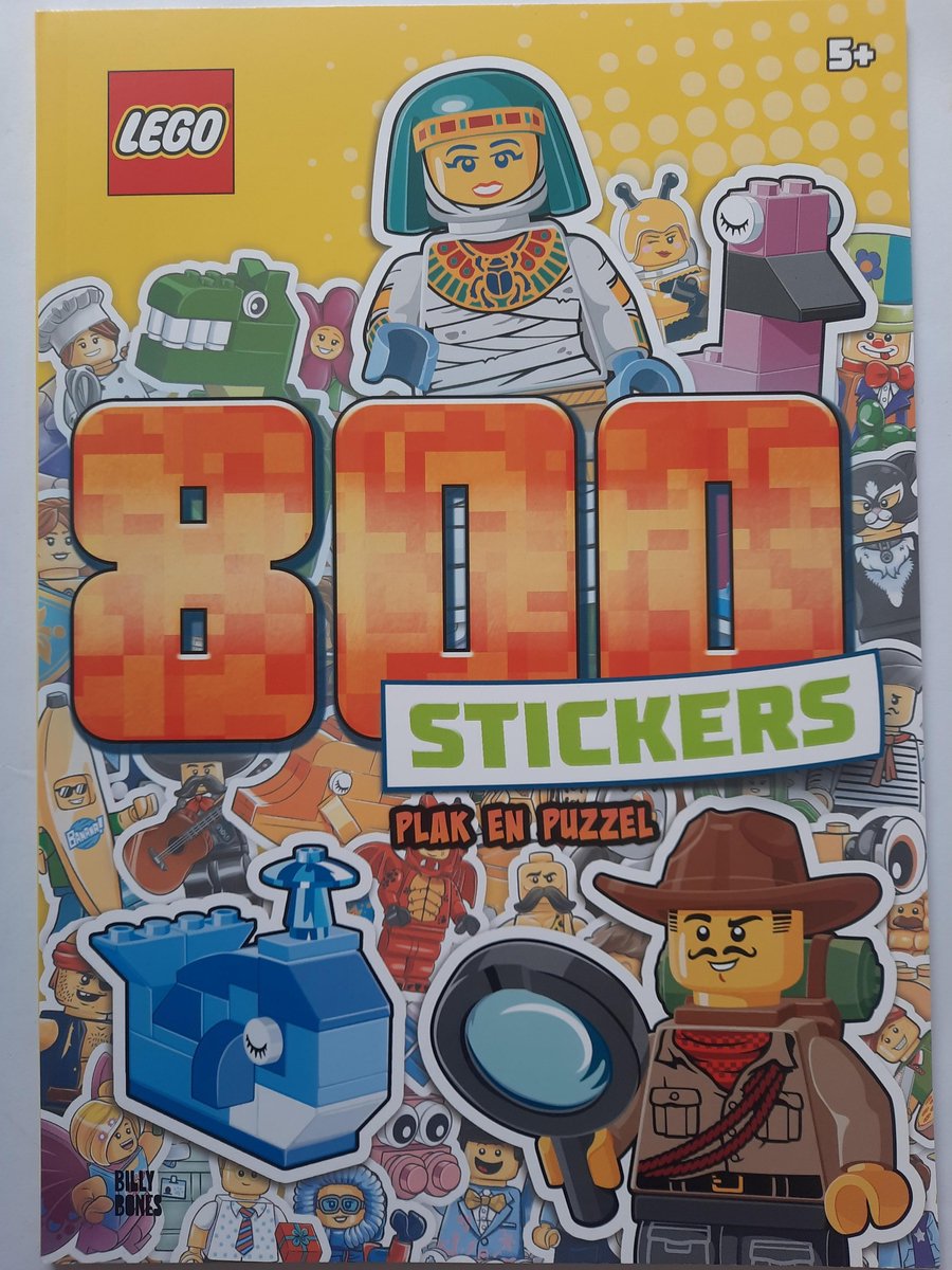 LEGO Stickerboek - 800 stickers - Plak en Puzzel - spelletjes en ...