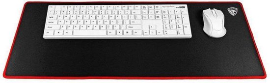 Gaming Muismat Groot 700x300x3 mm Zwart-Rood | bol.com