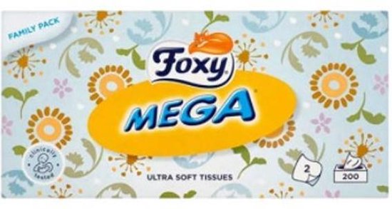 Foxy Mega Tissues 200 Units | bol