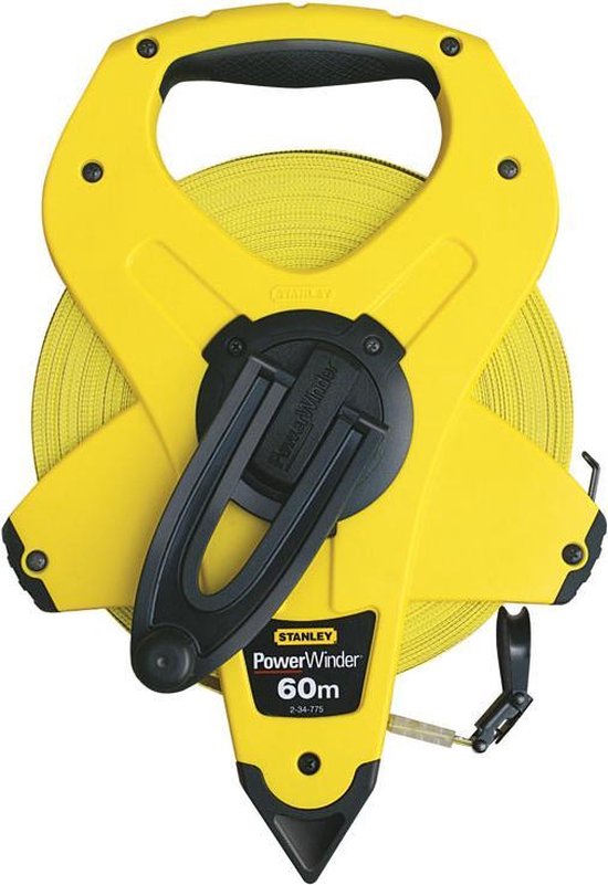 STANLEY Landmeter Powerwinder 100m - 12.7mm - 2-34-777 | bol