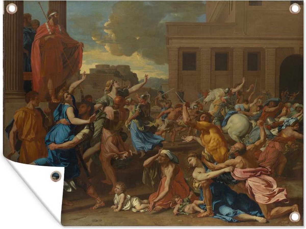 L'enlèvement des Sabines - Tableau de Nicolas Poussin Jardin poster ... L'enlèvement des Sabines - Tableau de Nicolas Poussin Jardin poster ...