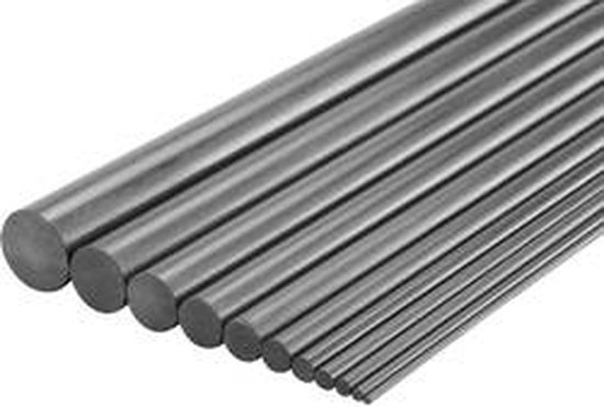 Carbon Staaf (Ø x l) 8 mm x 1000 mm 1 stuk(s) | bol