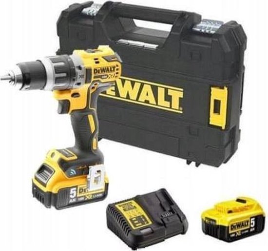 DeWalt DCD792P2B-QW 18V Li-Ion accu boor-/schroefmachine set (2x 5.0Ah accu) in TSTAK... | bol.com