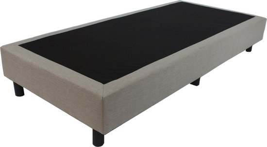 90x200 Geveerde hotel boxspring beige | bol