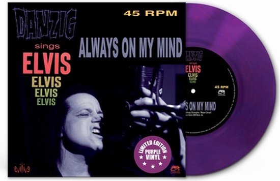 Danzig - Always On My Mind (7" Single) (Coloured Vinyl), Danzig ...