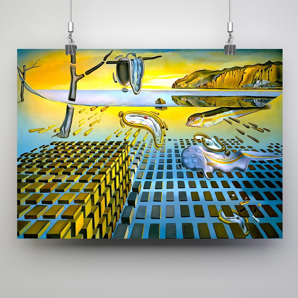 Poster Salvador Dali - The Disintegration of the Persistence of Memory ...
