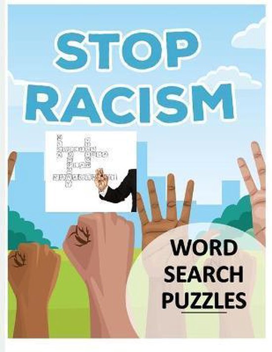 Stop Racism Word Search Puzzles, Word Search Puzzles Book ...