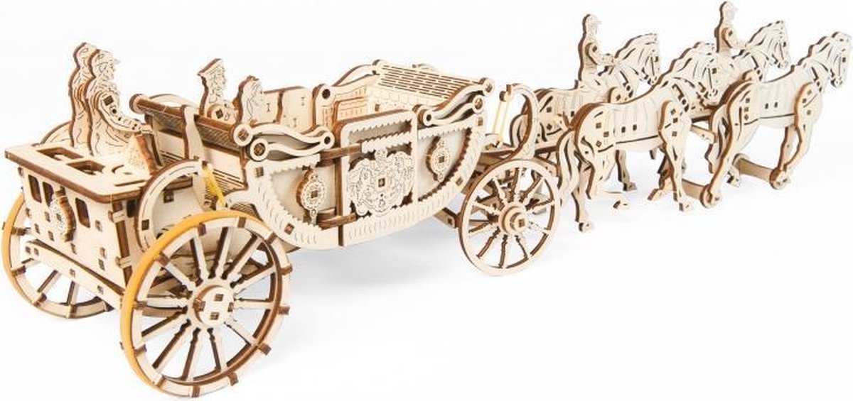 UGears modelbouw hout Limited Edition Brits koninklijke koets - Prins ...