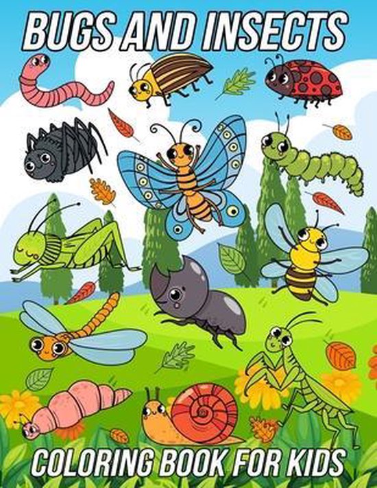 Bugs and Insects Coloring Book for Kids, Mezzo Zentangle Designs ...
