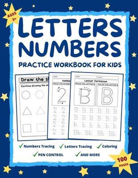 Letters and Numbers Practice Workbook for Kids Ages 2-6, Teaching Mama ...