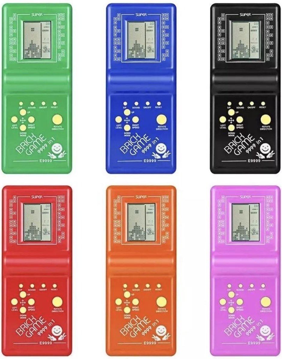 Nostalgisch Tetris Spel, Brick Game, Retro *Tetris Game Console* Laat u ...