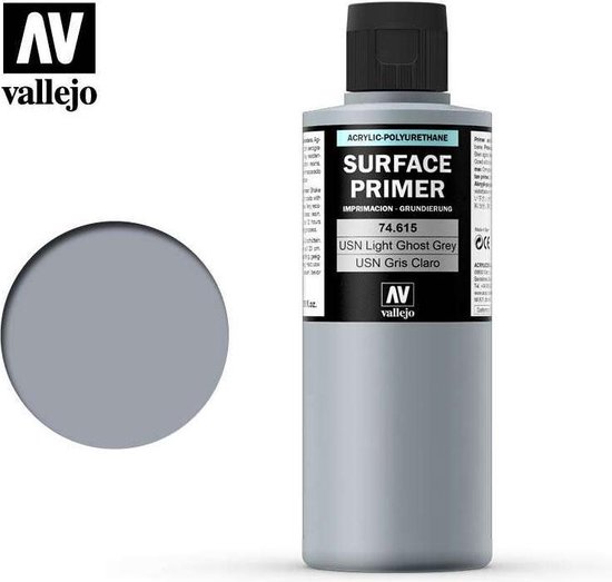 Vallejo Hobbyverf Acrylverf - 74615 USN Light Ghost Grey - Primer ...