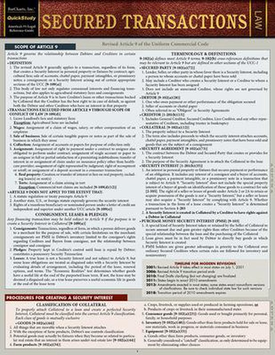 Secured Transactions | 9781423241904 | Debra Vollweiler | Boeken | bol.com