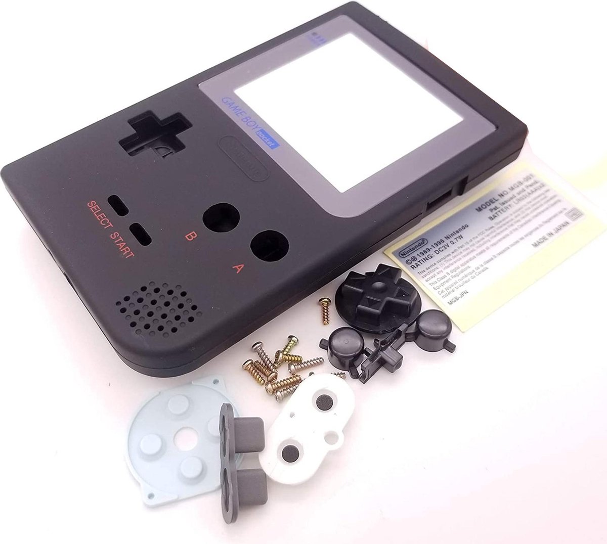 Gameboy Pocket Shell Zwart | bol.com