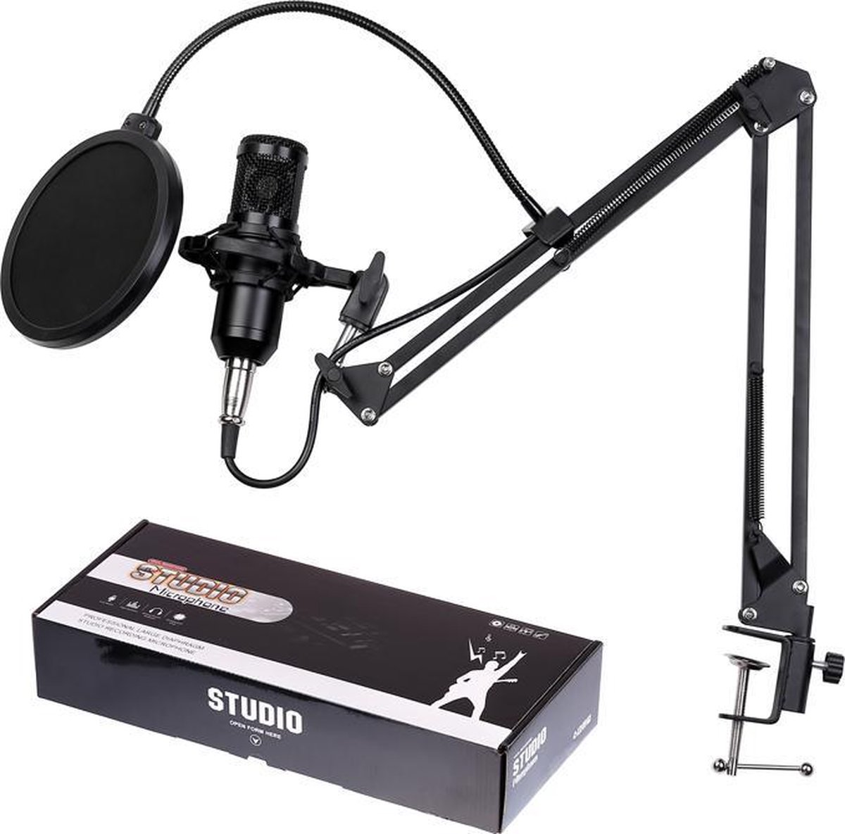 Professionele Studio Microfoon - Podcast studio - USB microfoon voor ...