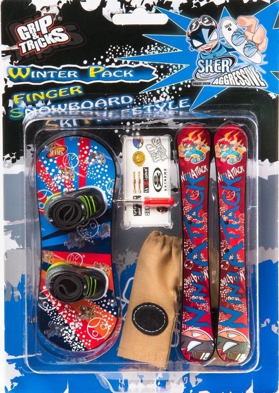 Grip and Tricks winter pack blue red | bol
