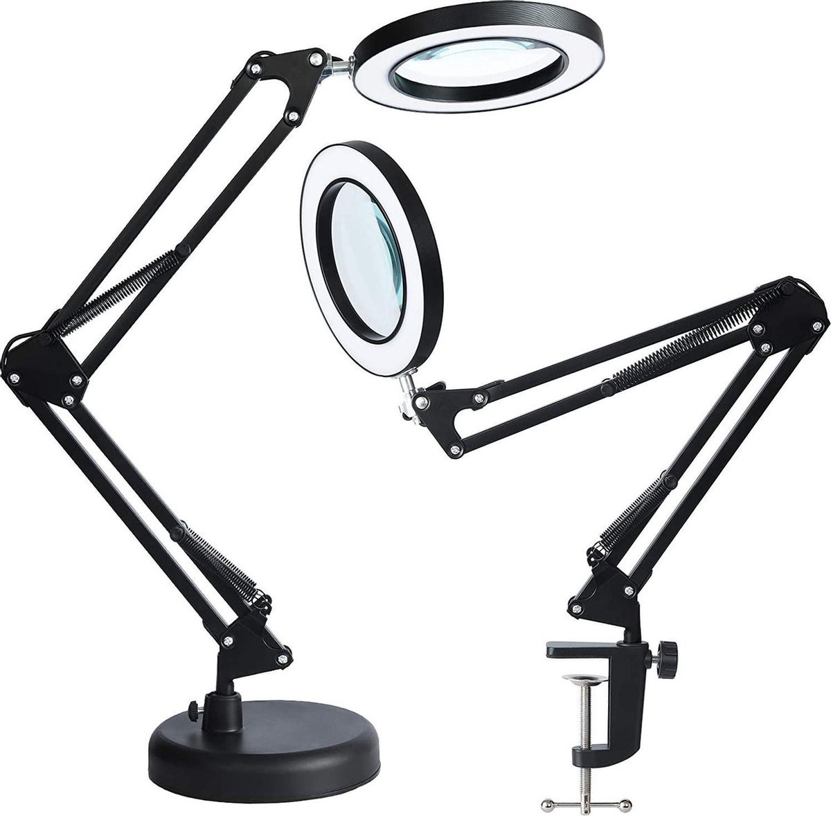 Loeplamp met LED Verlichting - Loep Vergrootglas met Verlichting - 48 ...