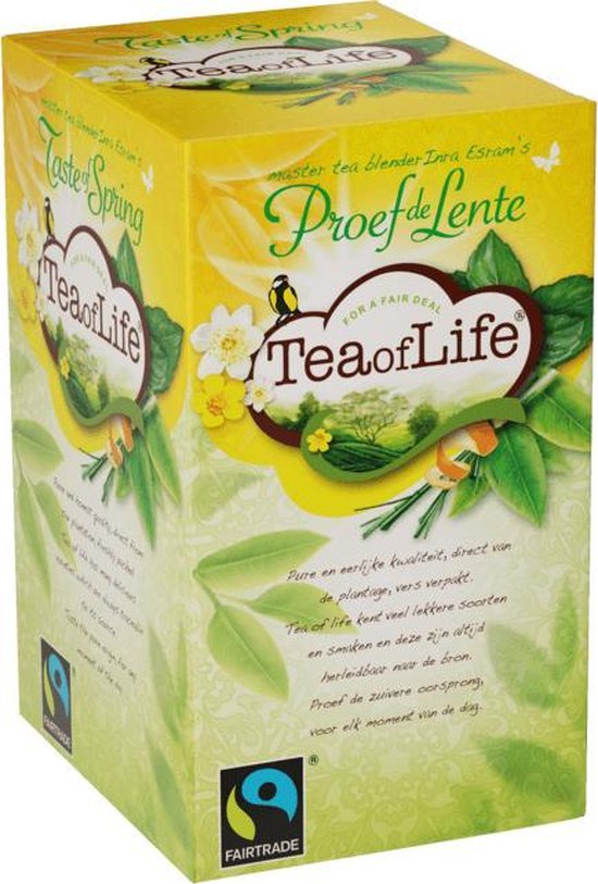 Tea of Life Fairtrade - Lentethee - 80 zakjes | bol