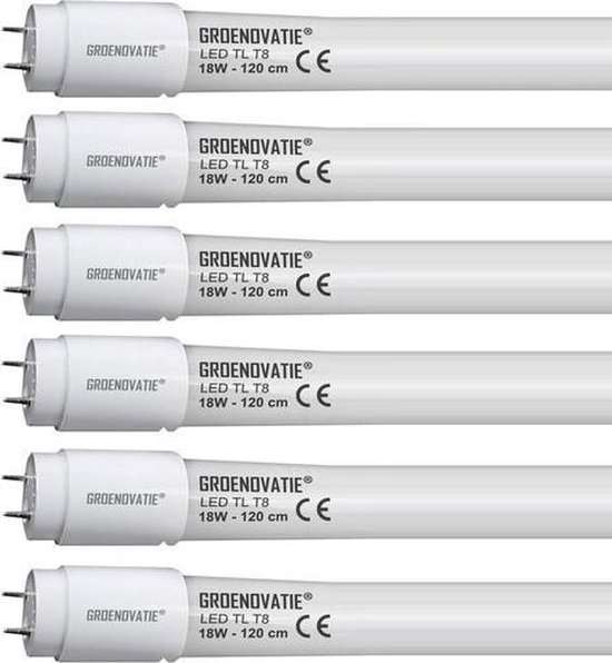 Groenovatie LED TL T8 Buis - G13 Fitting - 18W - 120cm - 2250 Lumen ...