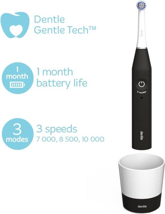 Dentle One Plus Elektrische Tandenborstel - Taai voor tandplak ...