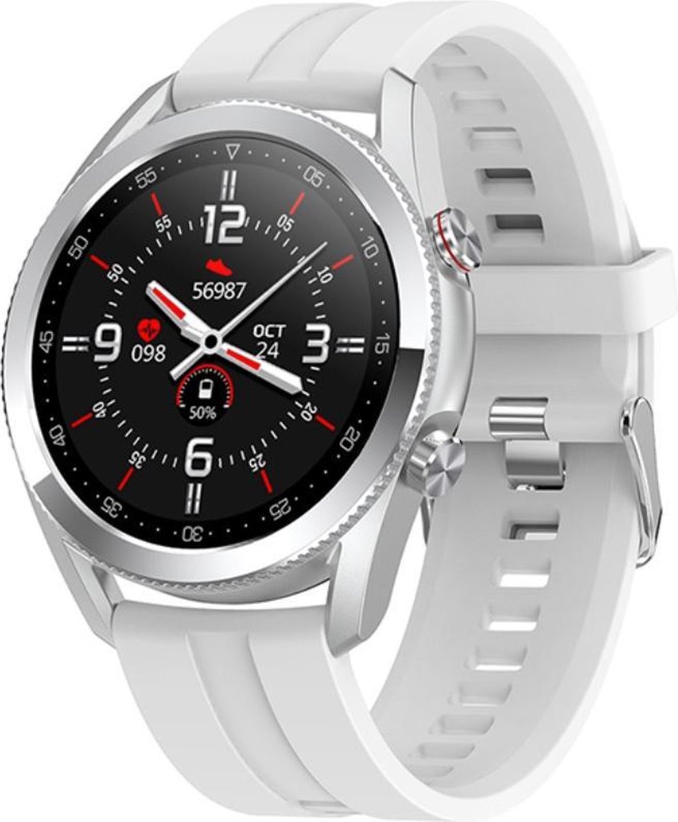 Smartwatch Rankos L19 sporthorloge -Belfunctie -Sport Wit Siliconen ...