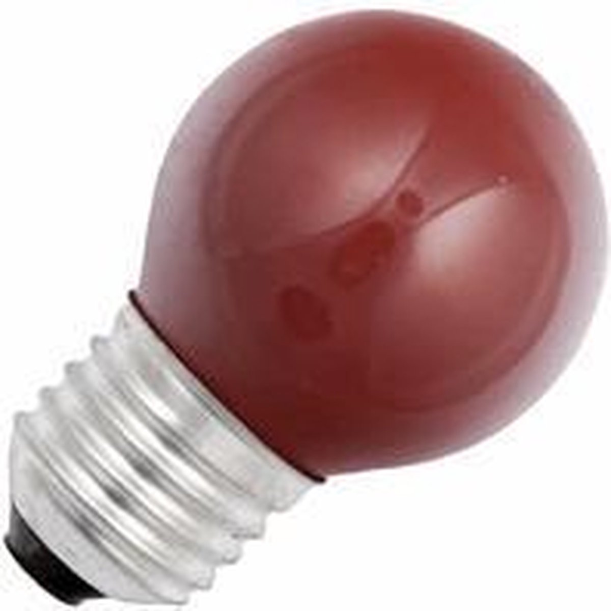 Gloeilamp Kogellamp | Grote fitting E27 | 15W Rood | bol.com