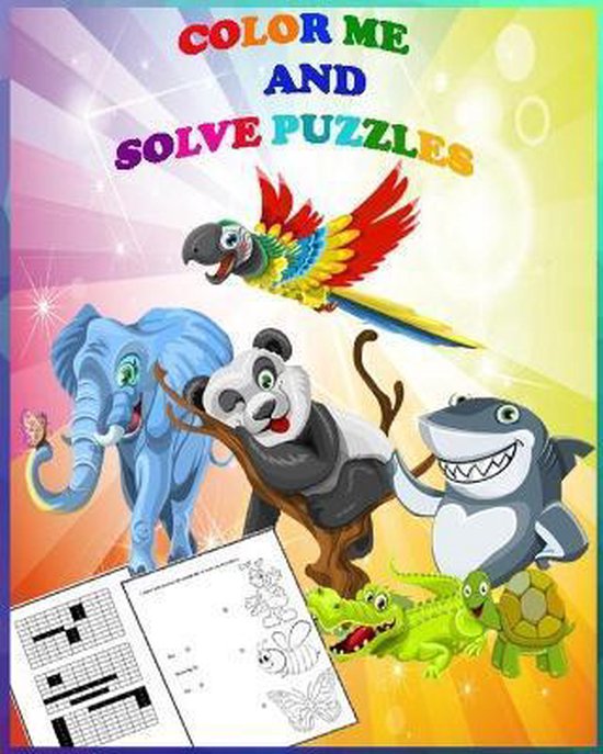Color me and solve puzzels, Gregory Antara Wilson | 9798657678604 ...
