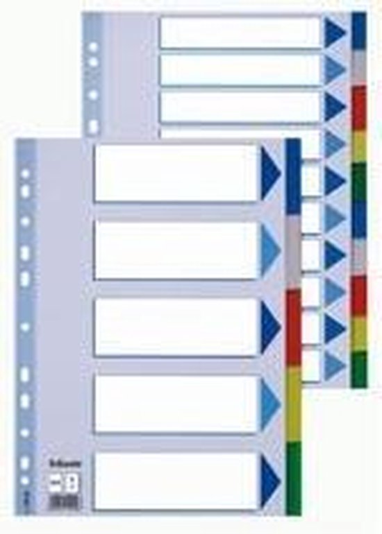 Esselte Tabbladen A4 21 gats plastic | bol.com