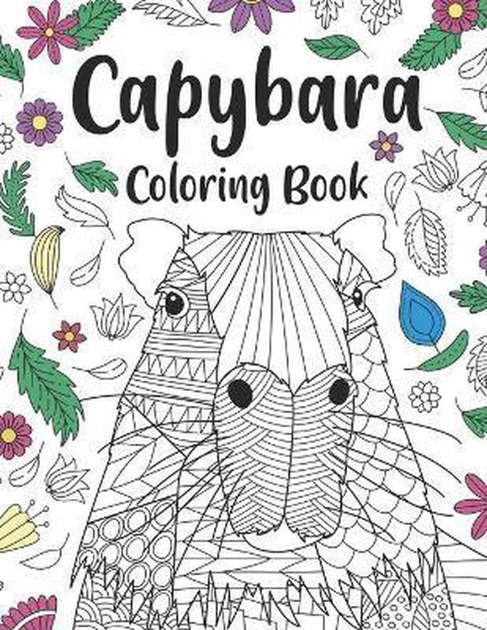 Capybara Coloring Book, Paperland Publishing | 9798676080587 | Boeken ...