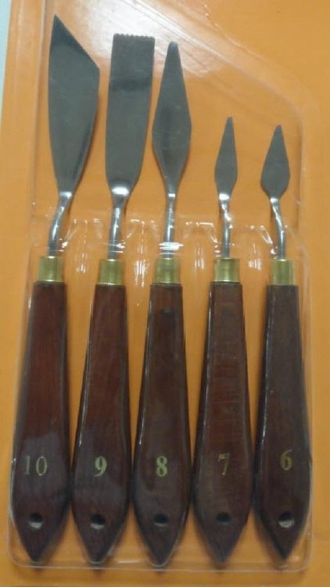 Schildersmes set 6-7-8-9-10 | bol