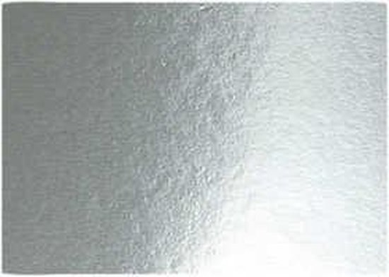 Metallic Foliekarton - Zilver - A4 - 21x29,7cm - 280 gram - Paper ...