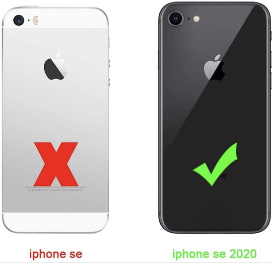 Geschikt voor Apple iPhone SE 2020 Backcover | Donkerblauw ...