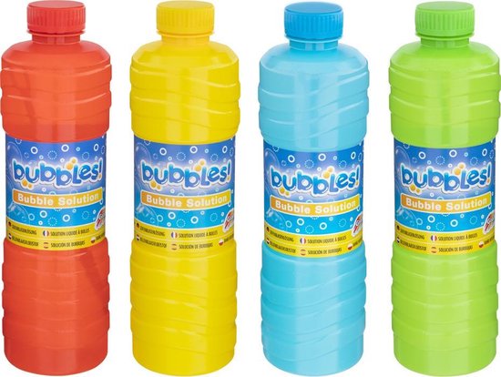 Fles bellenblaas 1Liter | navulling bellenblaas - Groene fles | bol