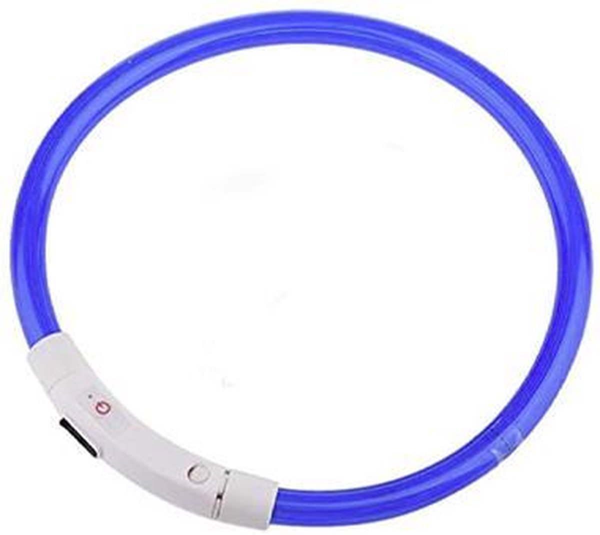 Lichtgevende halsband hond blauw | LED honden halsband LED | USB ...