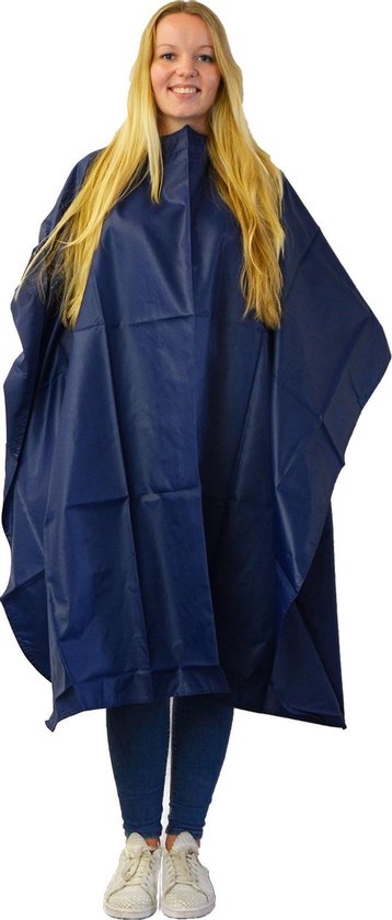Nebur Kapmantel Maxi marine blauw 182x150cm | bol.com