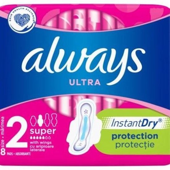 Always Ultra Super Plus Maandverband - 8 stuks | bol